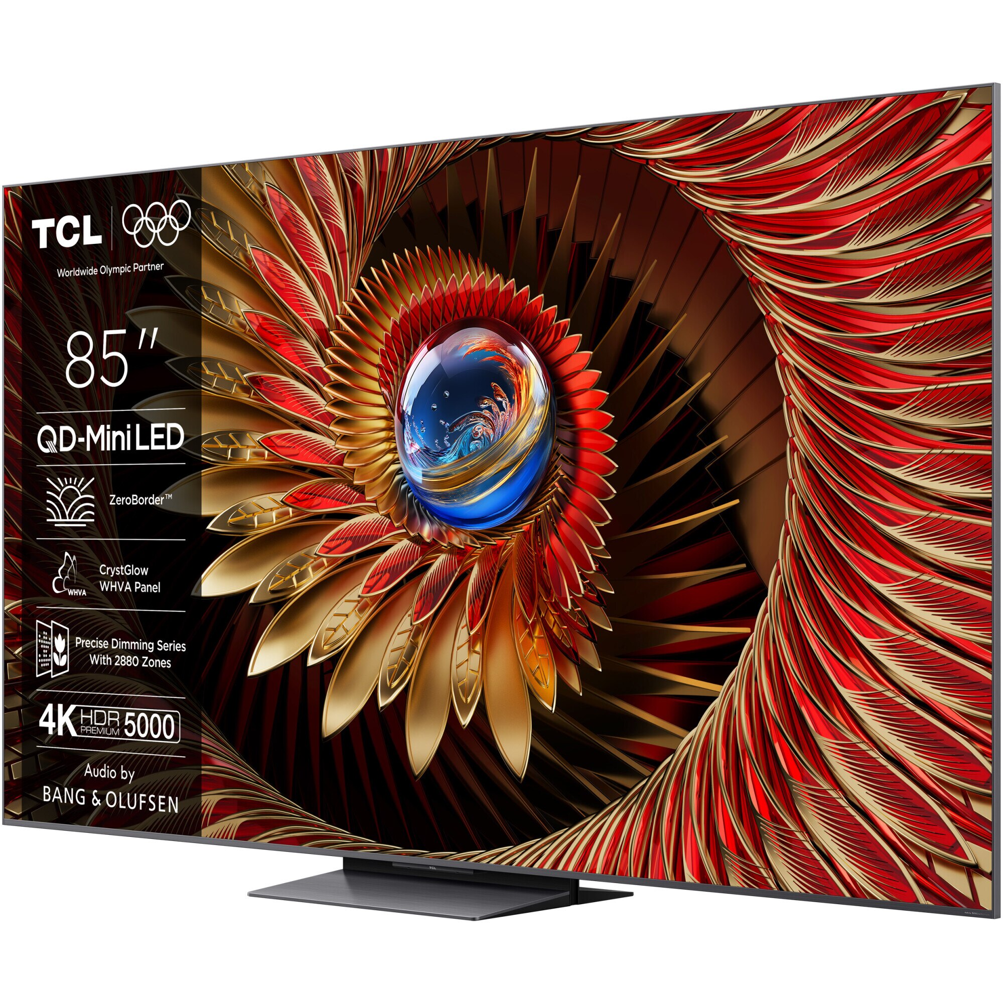 Televizor TCL QD-MiniLed 85C8K, 214 cm, Smart Google TV, 4K Ultra HD ...