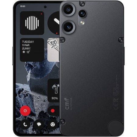 Telefon mobil CMF Phone 2 Pro, 128 GB, 8GB RAM, 5G, Black - eMAG.ro