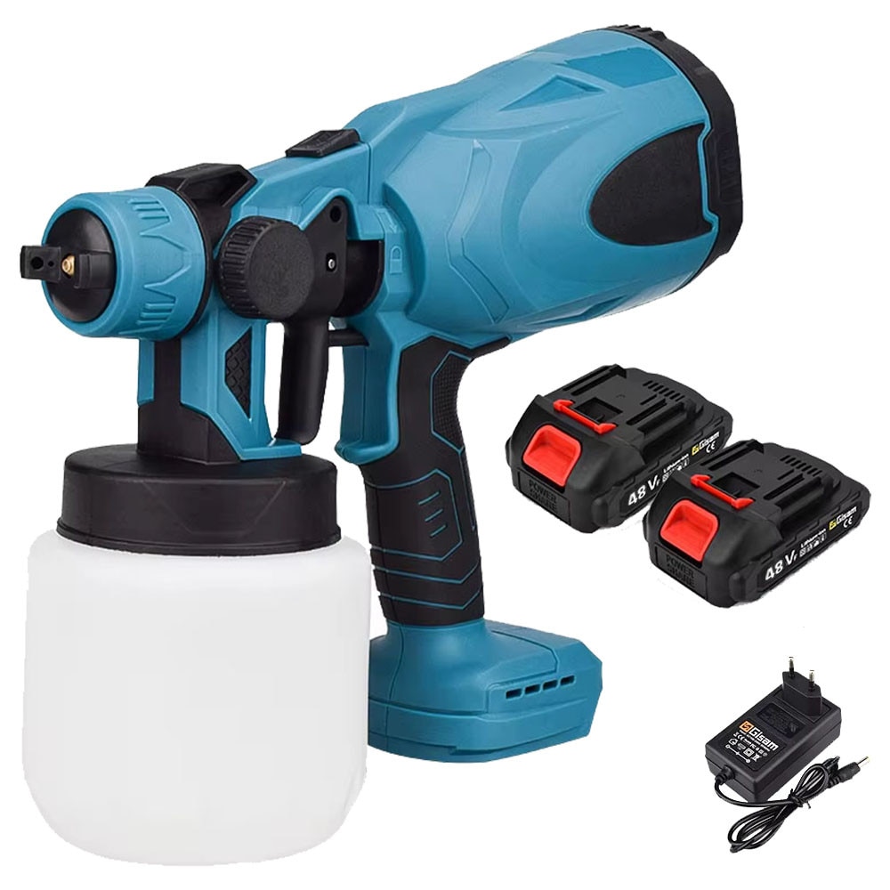 Pistol de vopsit cu acumulator, NEXTLY, capacitate 800 ml, debit ...