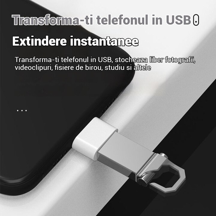 Stick Memorie USB, Unitate flash USB cu stare solida, 2TB, cu catarama ...