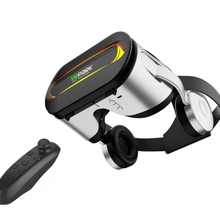 Ochelari VR, 3D, alb, cu control de la distanta, dimensiuni ...