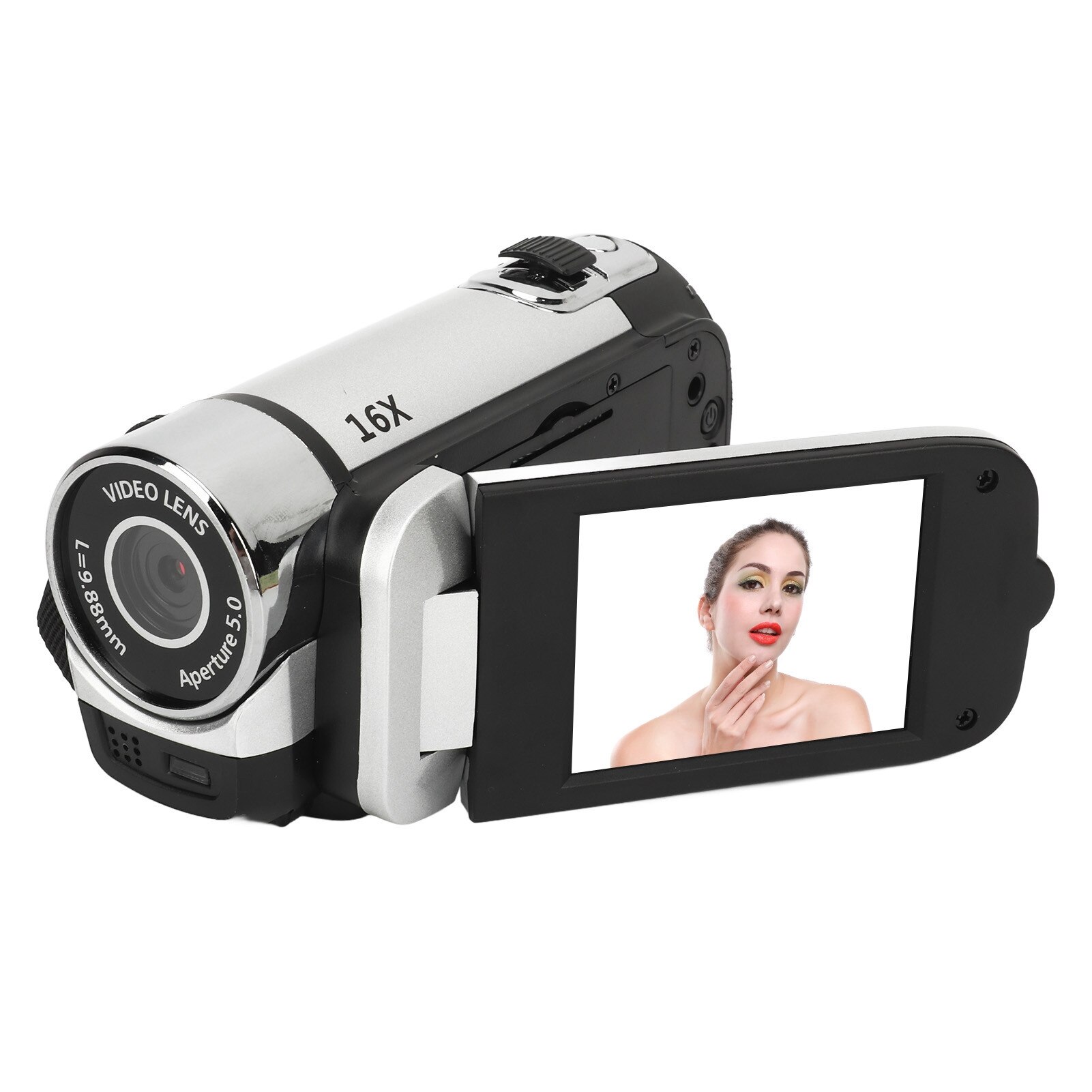 Digitális videokamera 16MP, 2.4 hüvelyk, 16X zoom, HD felvétel ...