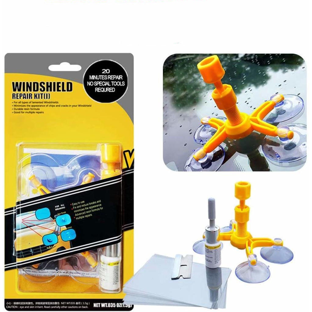 Kit de reparare parbriz Enforose, formulare avansata de rasina, functie ...