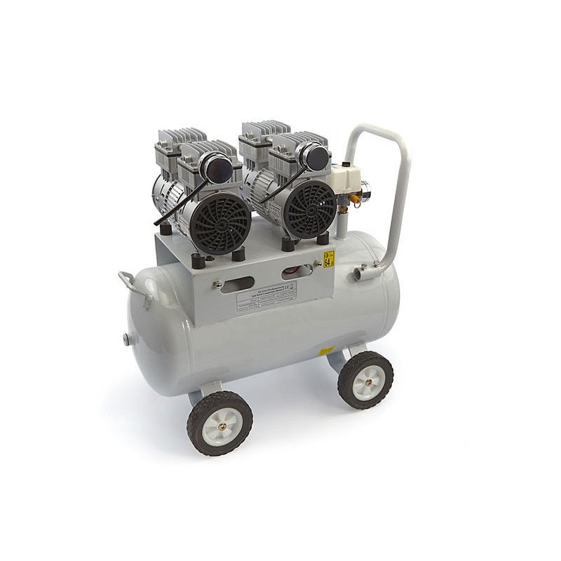 Compresor 50L Silentios, fara ulei - HBM 6290 - eMAG.ro