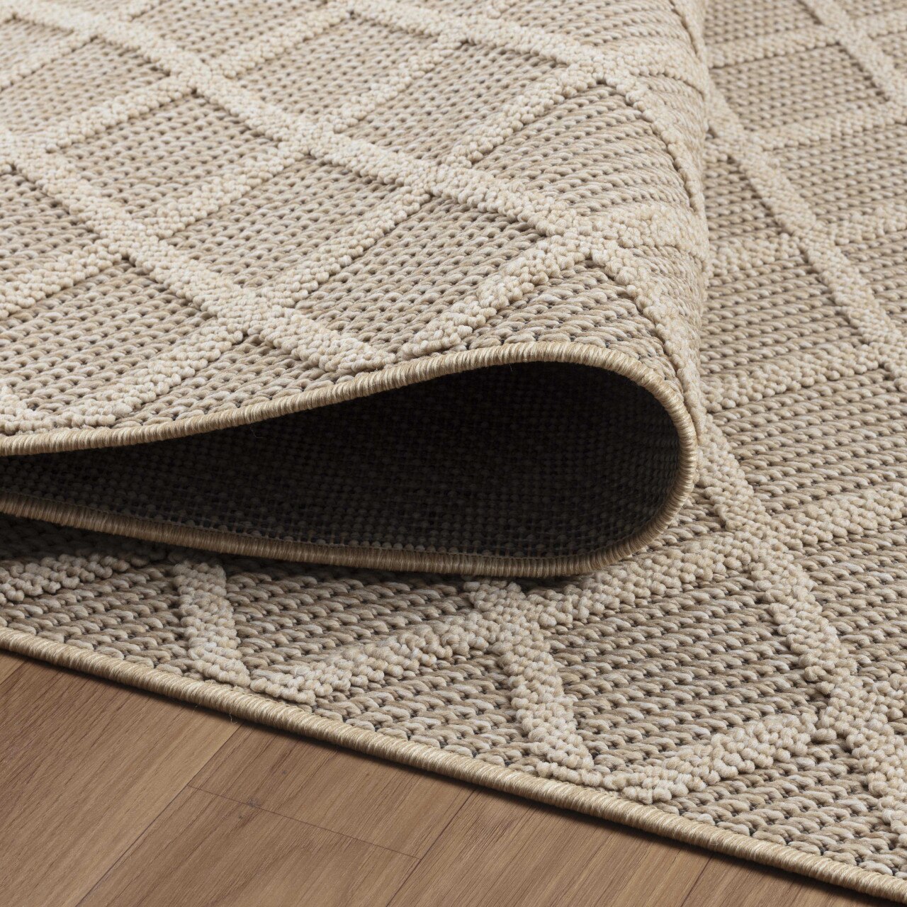 Covor tip Traversa Tarisa Bej V3 80x250 cm - eMAG.ro