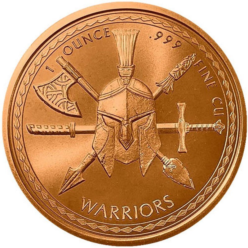 Moneda din Cupru Razboinic Spartan 1 oz - eMAG.ro