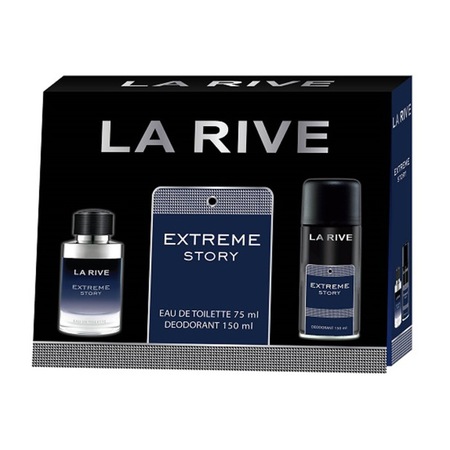 Set La rive Extreme Story man apa de toaleta 75 ml si deodorant 150 ml ...