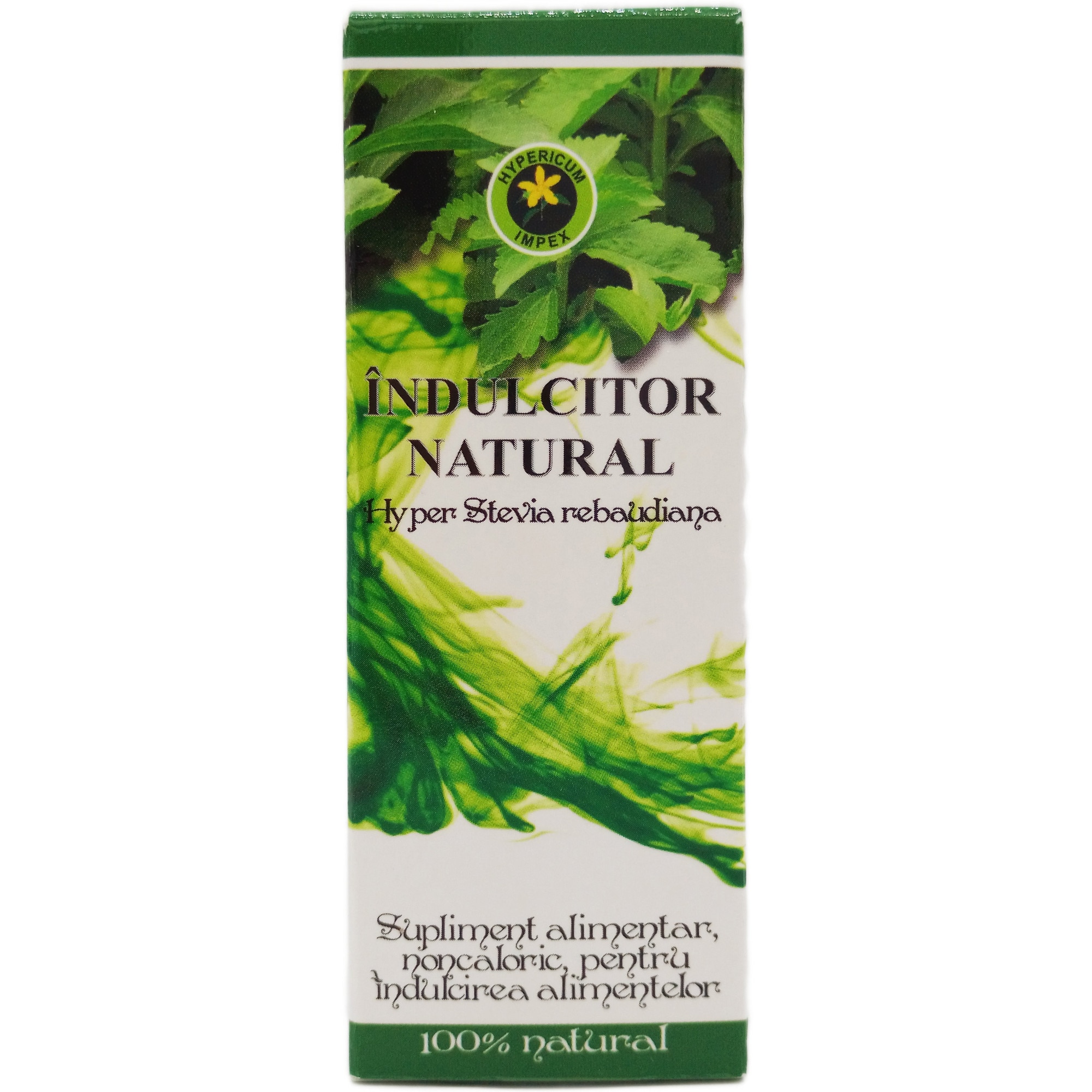 Indulcitor natural lichid din Stevie fara zahar, fara aditivi, cu ...