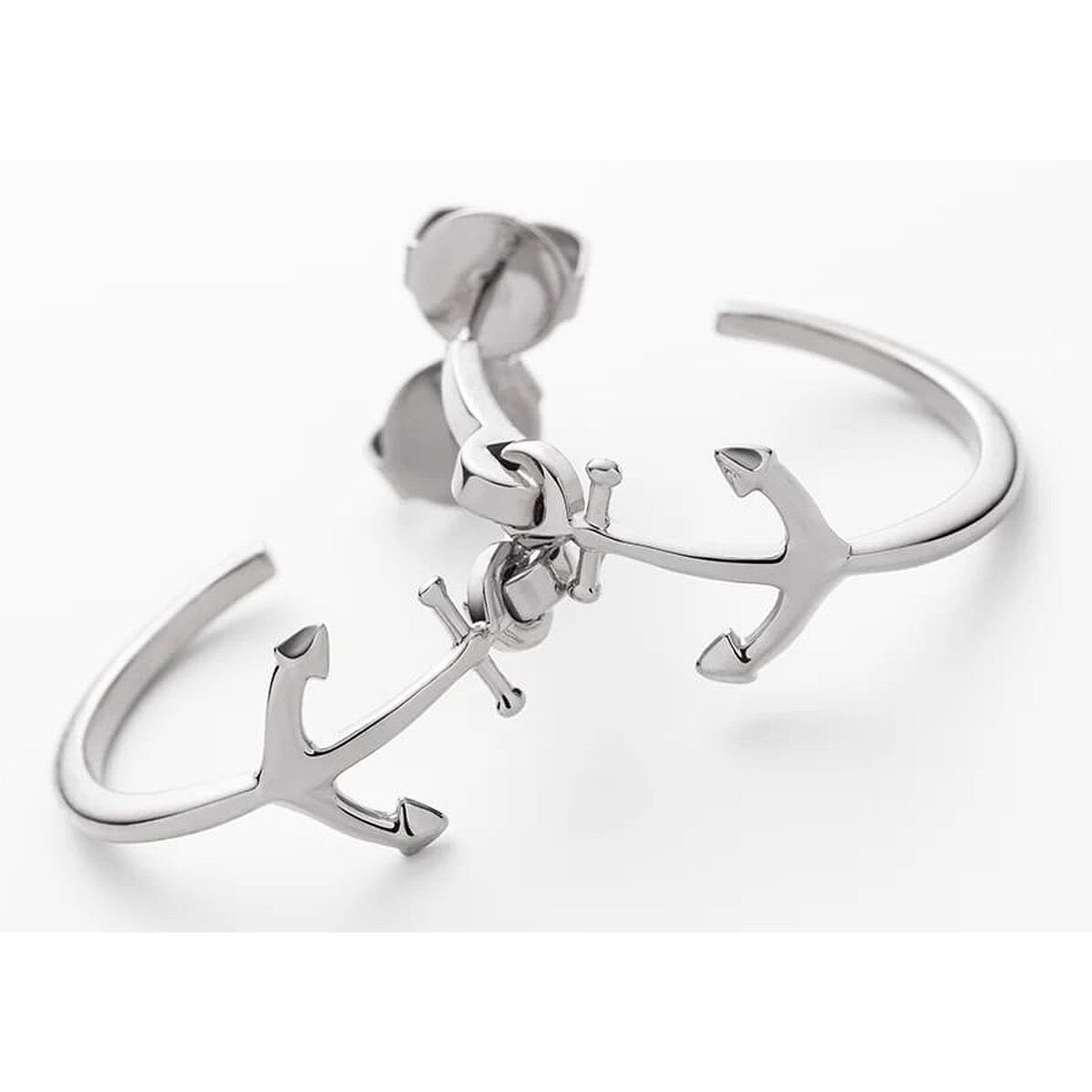 Cercei dama Paul Hewitt The Anchor II, argintiu, design ancora - eMAG.ro