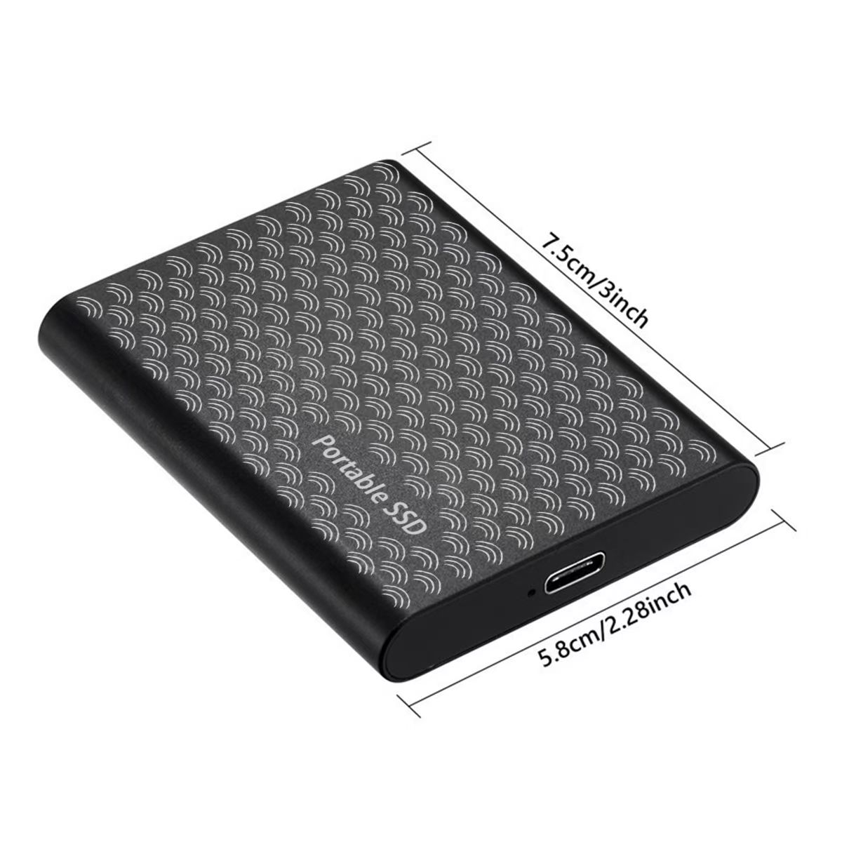 Hard disk extern Portabil SSD, 4TB, USB 3.0, pentru PC, Mac, Desktop ...