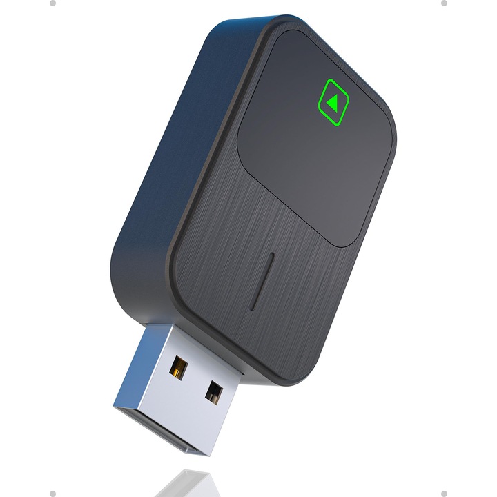 Adaptor Wireless, Smart USB car play, reconectare automata, compatibil ...