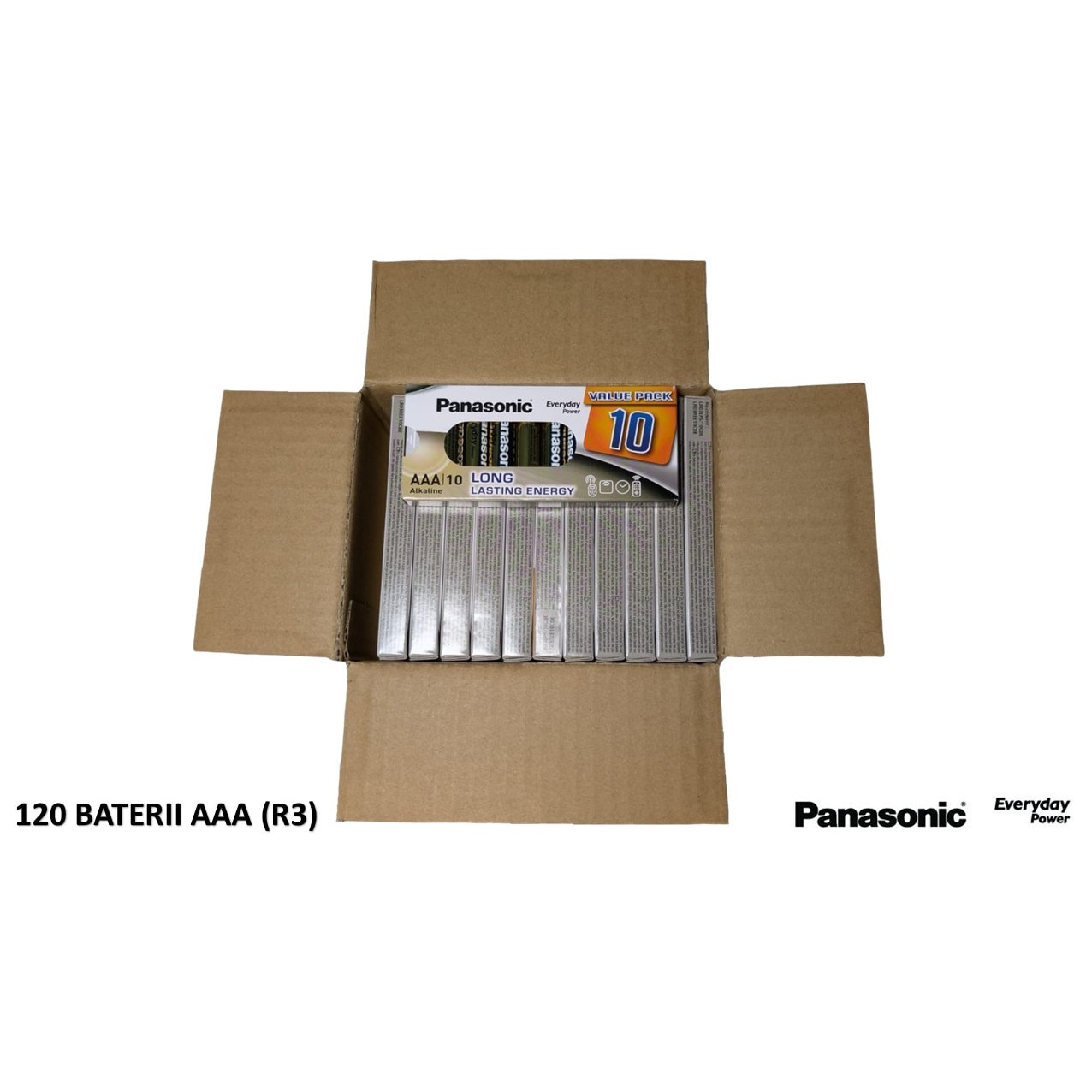 Set baterii Panasonic AAA 120 Buc - eMAG.ro