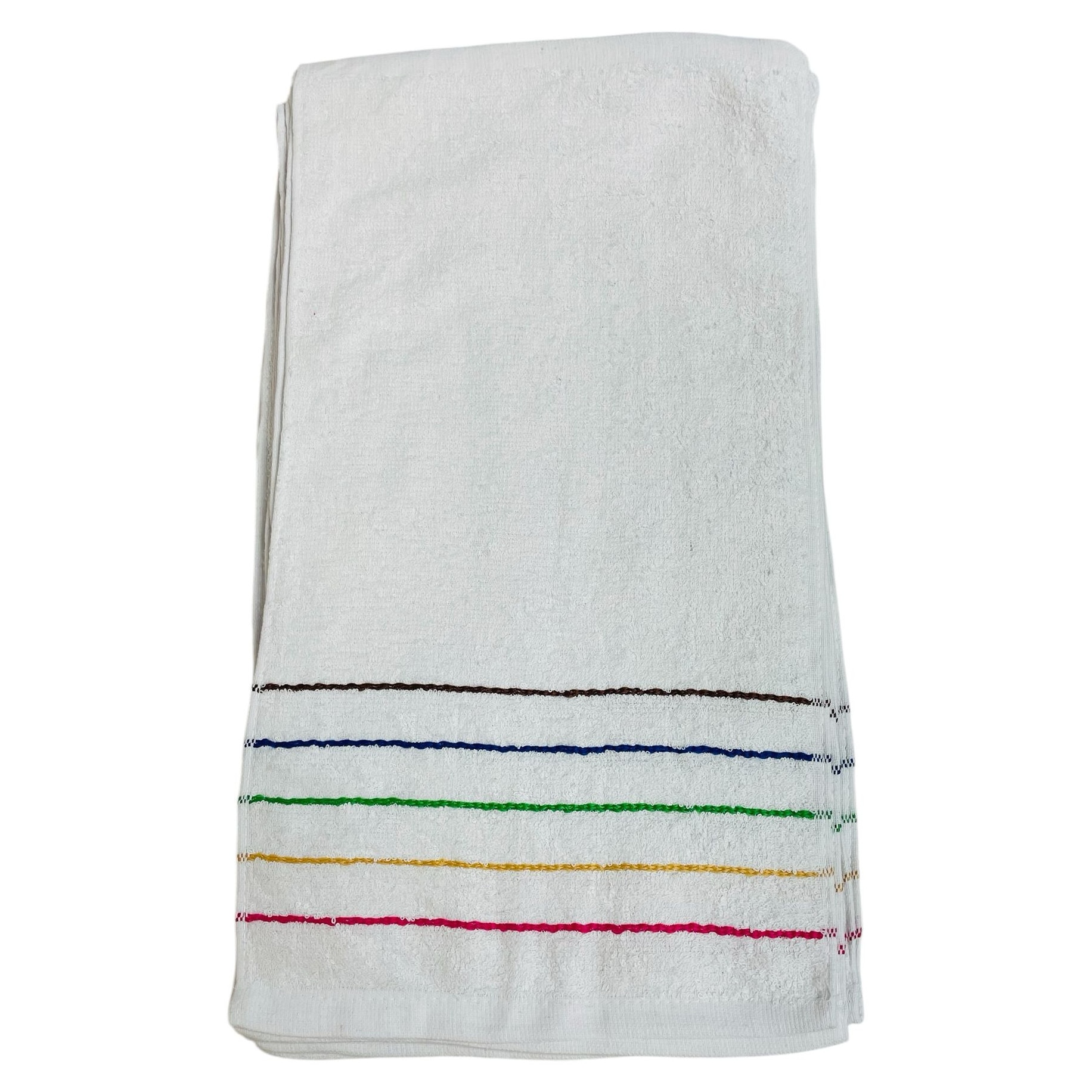 Set 10 Prosoape de maini / bucatarie, din Bumbac 25 x 50 cm, Alb cu ...