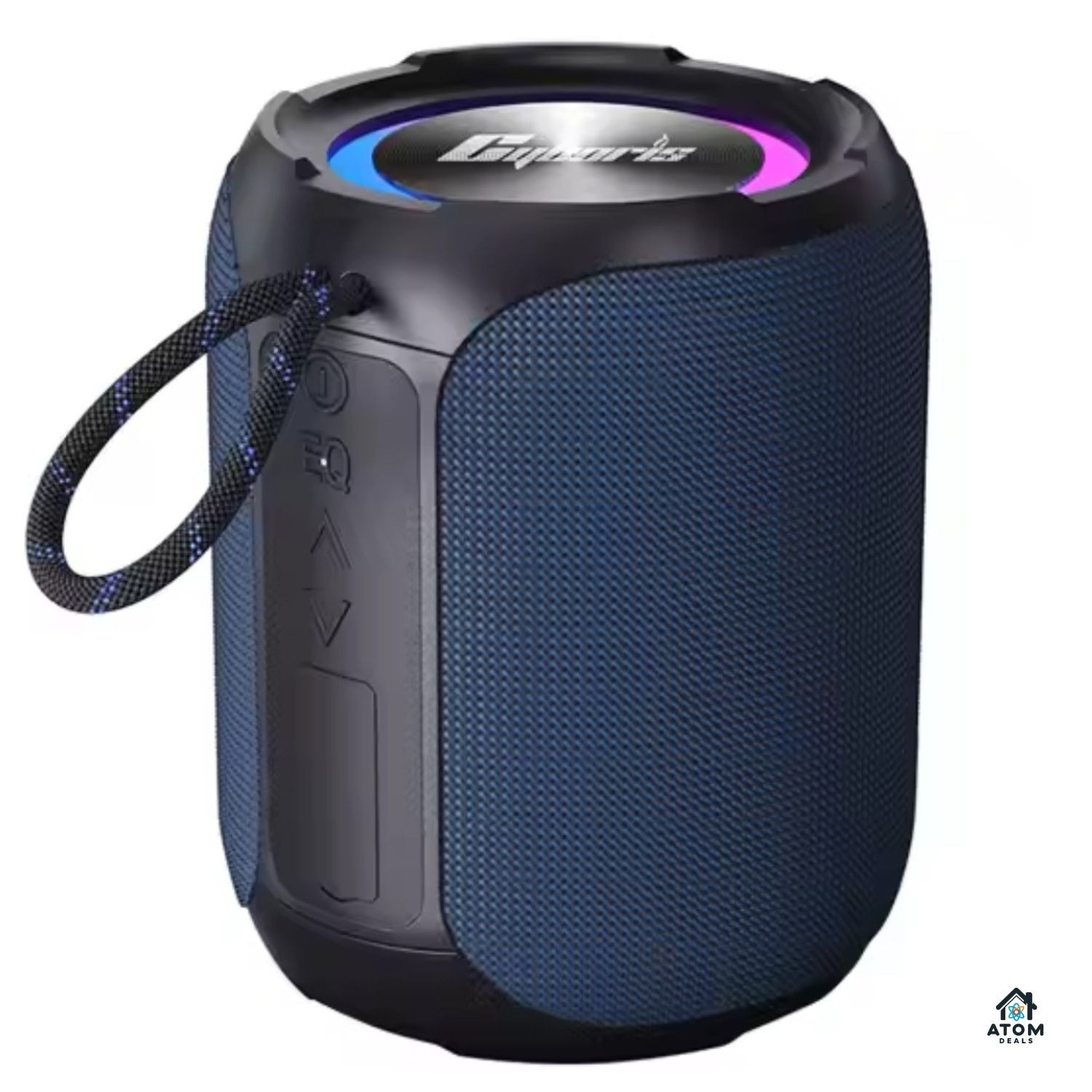 Boxa portabila ATOM Deals®, waterproof IPX7, sunet stereo 40W cu bass ...