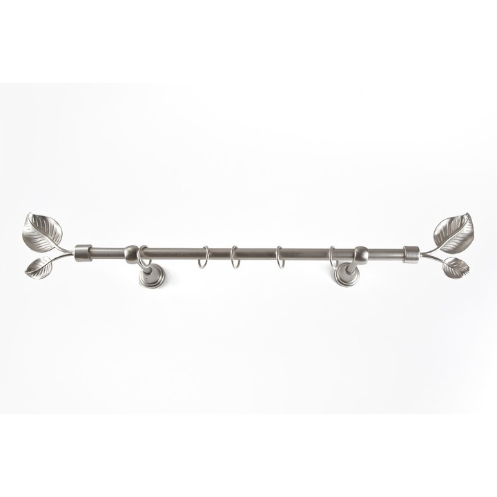 Galerie metalica 200 cm pentru perdele, simpla, model Frunza, grosime ...