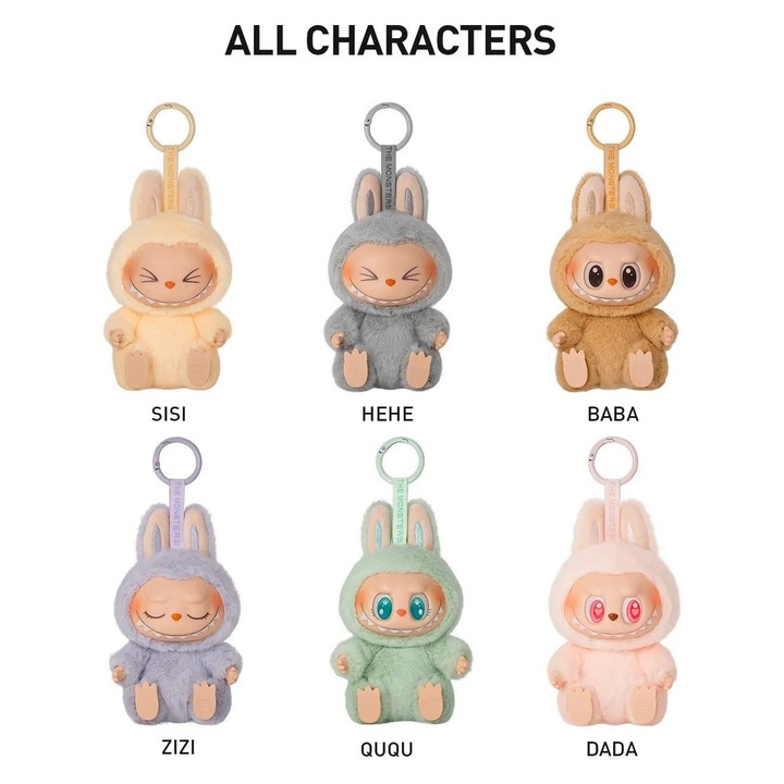 Jucarie din plus Labubu, Plic Mistery, 15 cm, Multicolor - eMAG.ro