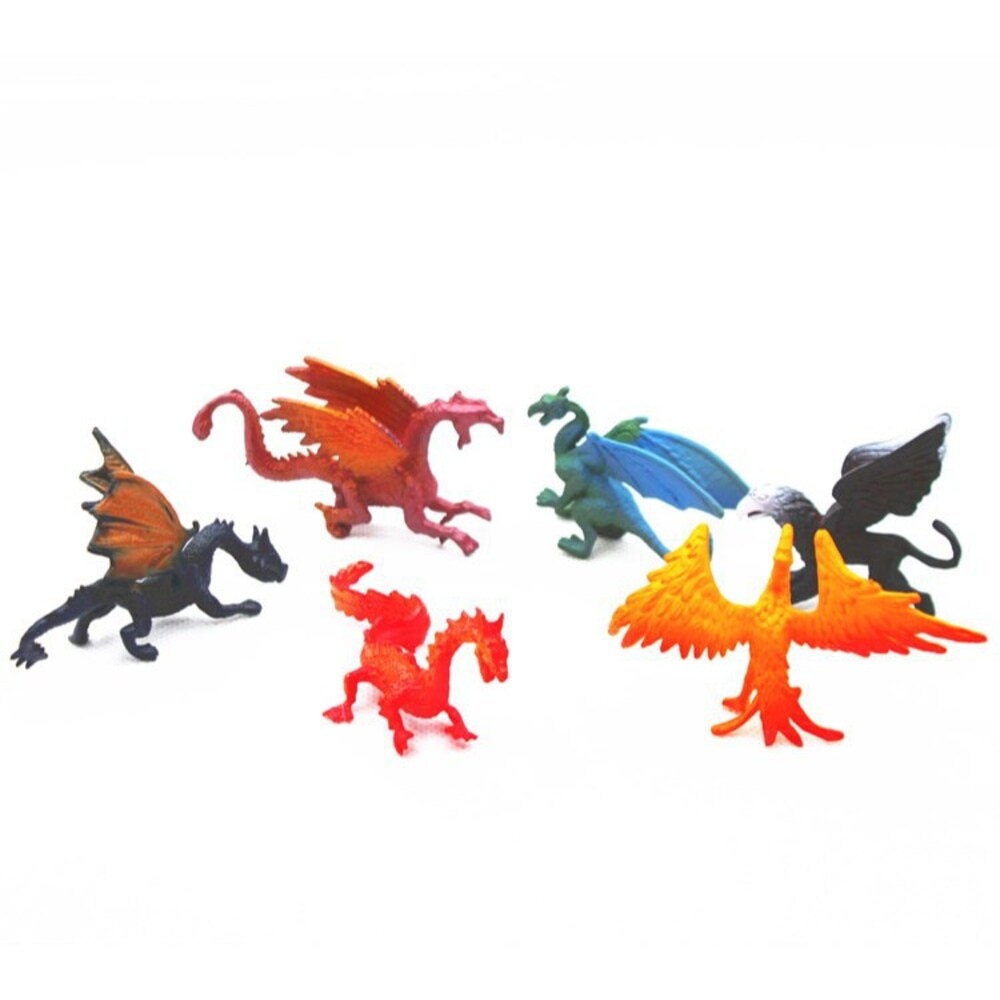 Set 6 figurine dragoni XongSyue, 6 stiluri, educative, 8-10cm ...