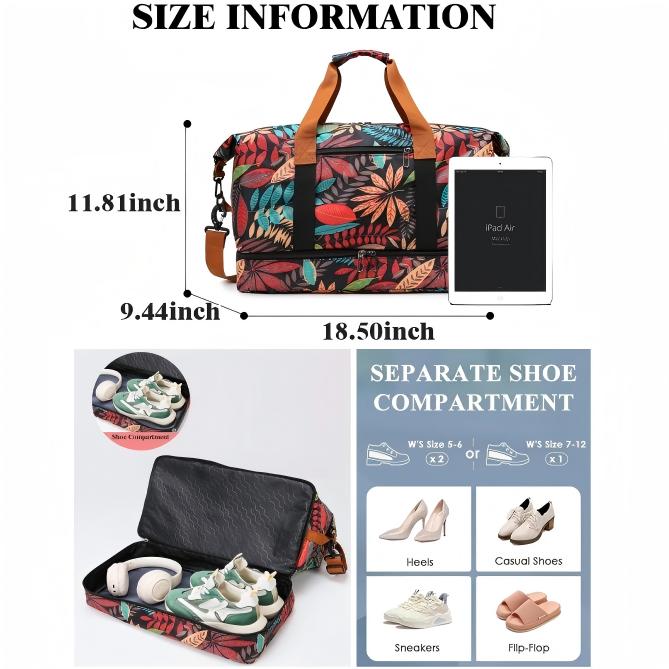 Geanta sport, geanta de calatorie in stil Bohemian, geanta de mana ...