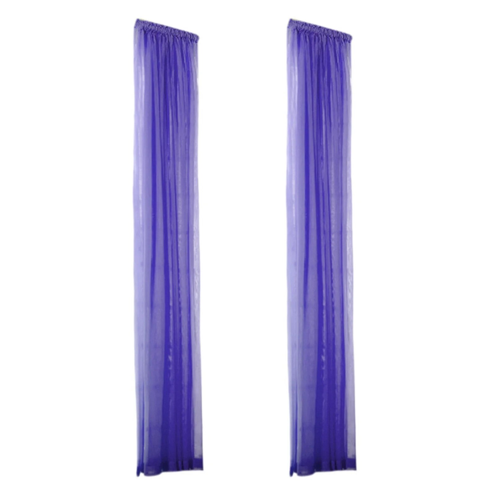 Set perdele din voal colorat pentru usi si feronerie, Fokelyi, 200x80cm ...