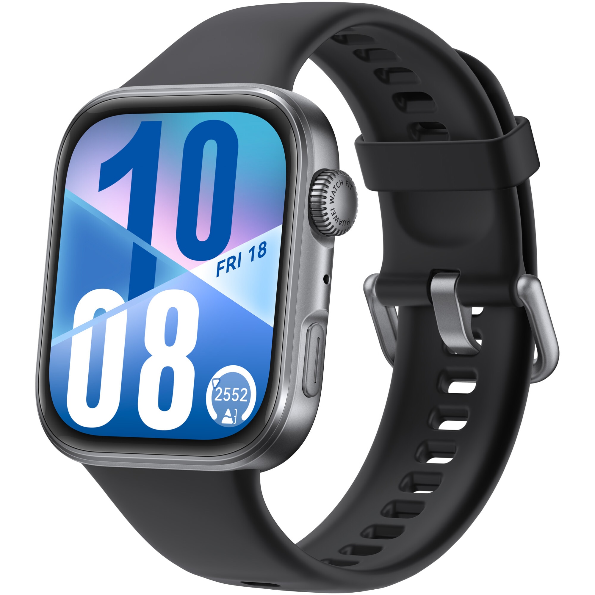 Smartwatch HUAWEI Watch Fit 4, Black Body with Black Fluoroelastomer ...