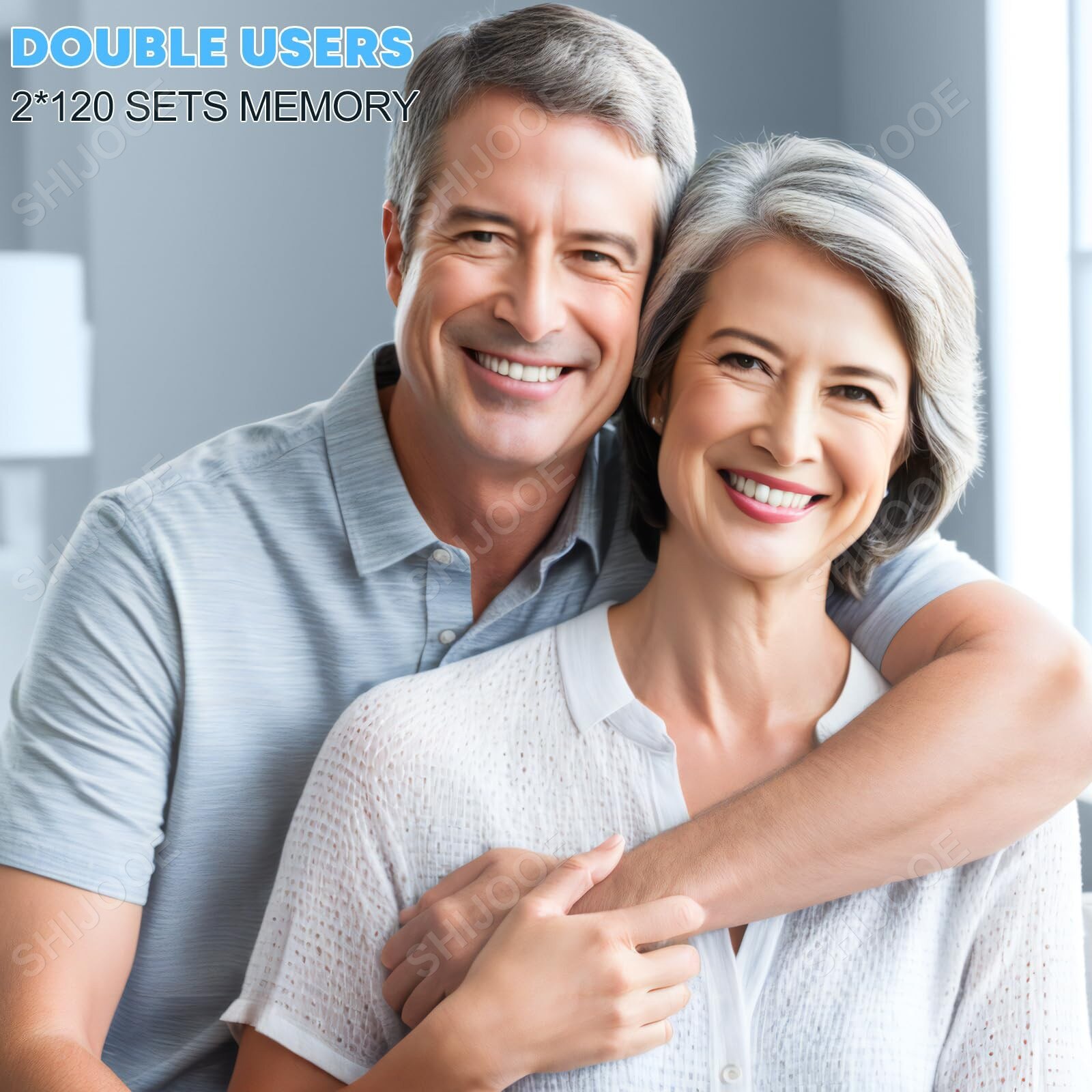 SHIJOOE® csuklós vérnyomásmérő, nagy LCD kijelző, szisztolés/diasztolés vérnyomásmérés ...