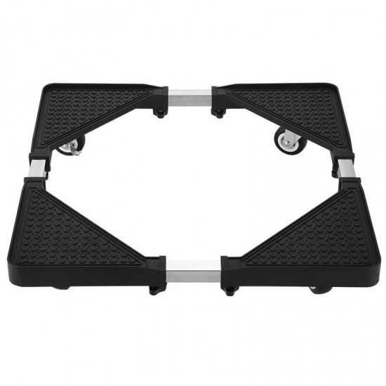 Suport mobil cu roti pentru electrocasnice, Metal+Pvc, Pana la 138 kg ...