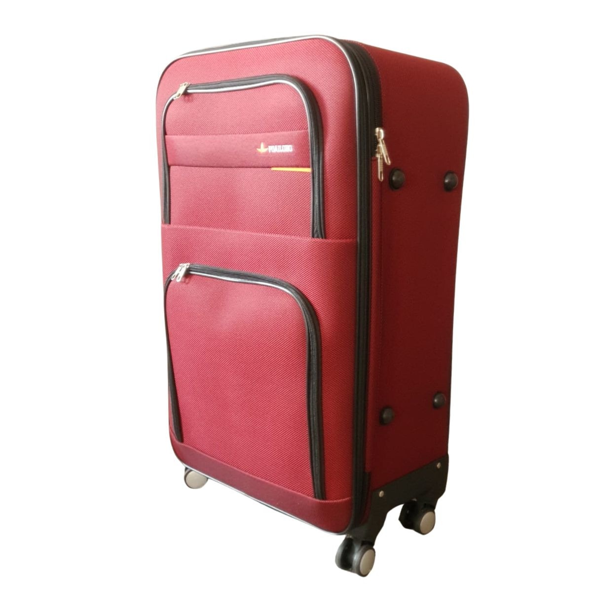 Куфар Naimeed D7175, среден, 4 двойни колела 360 градуса, текстилен ...