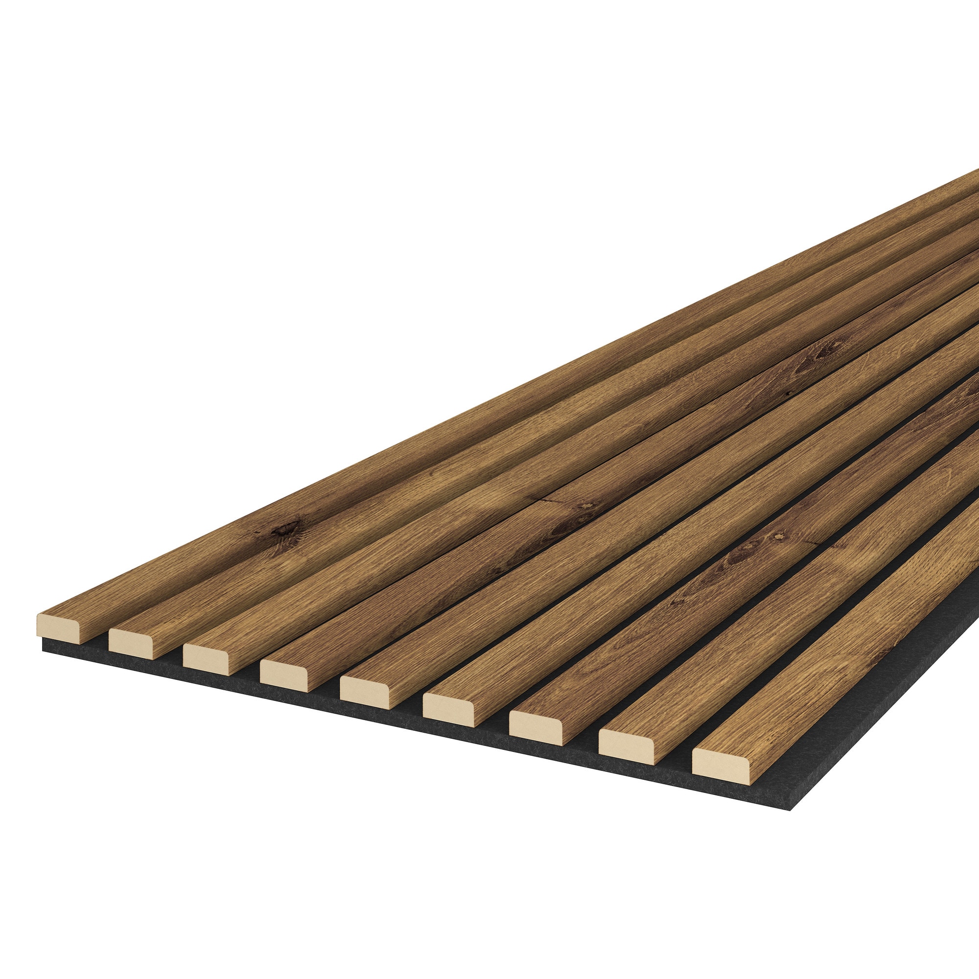 Riflaj MDF decorativ LDA PREMIUM de tip Panou Acoustic, Stejar Royal ...
