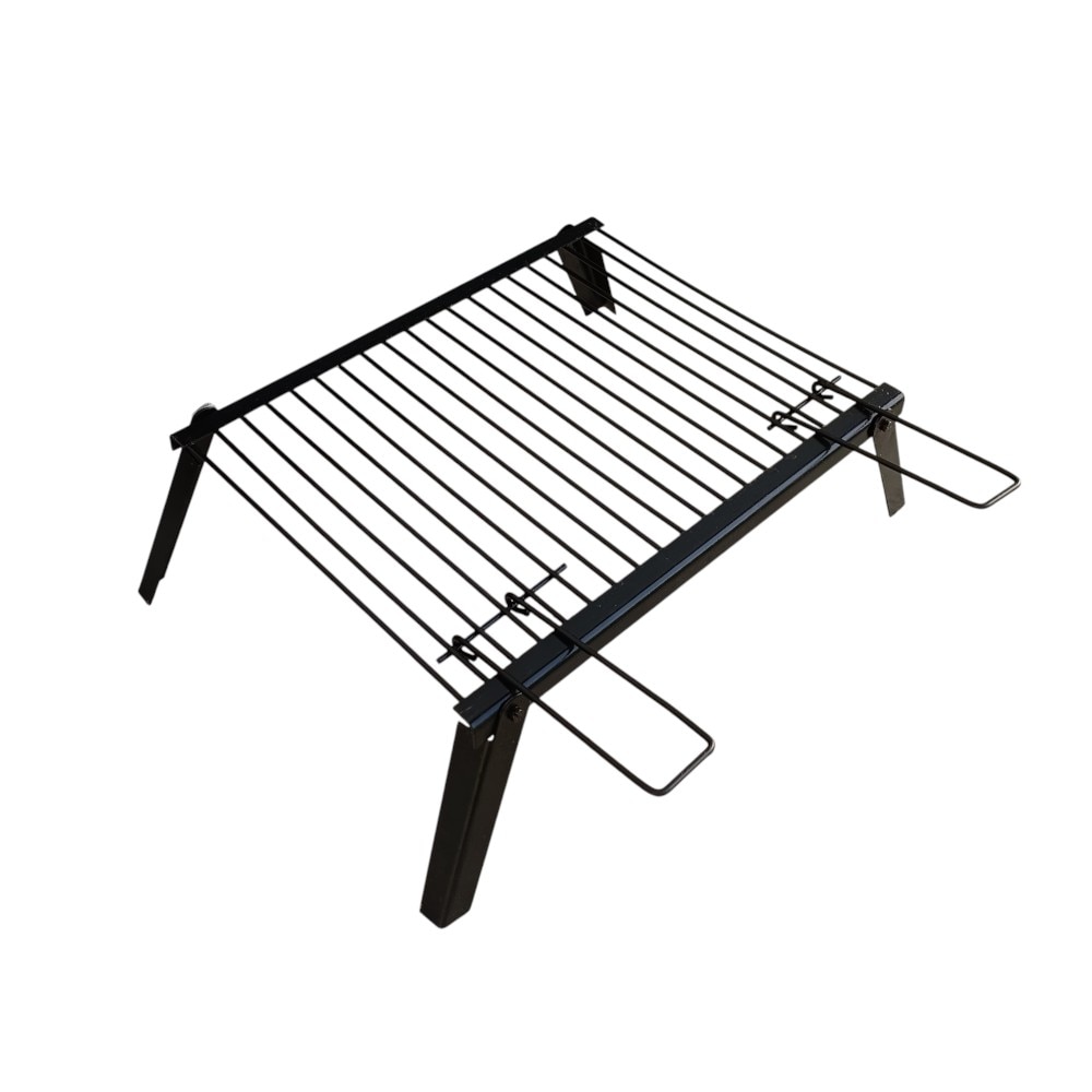 Gratar grilaj cu picioare pliabile, Inteliced®, 39x31 cm, ideal pentru ...