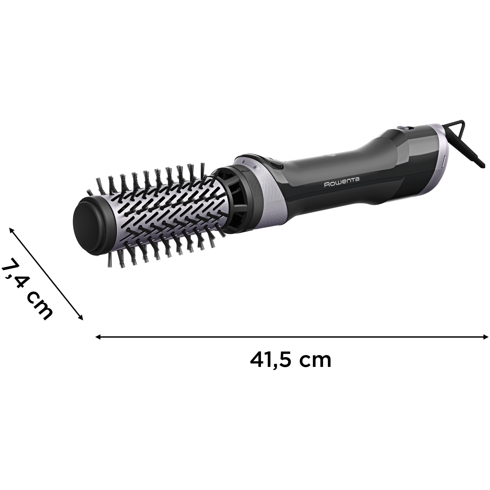 Perie rotativa cu aer cald Rowenta Brush Activ UB9534F0, 1000W, 2 ...
