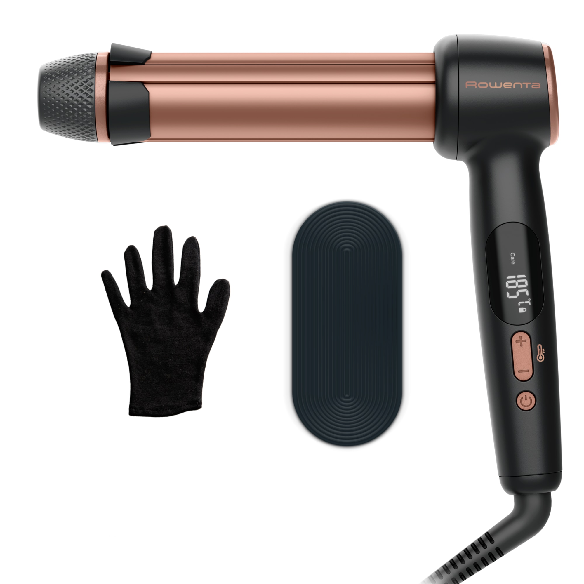 Ondulator de par Rowenta Twist Curl CF4620E0, 75W, 4 trepte de ...
