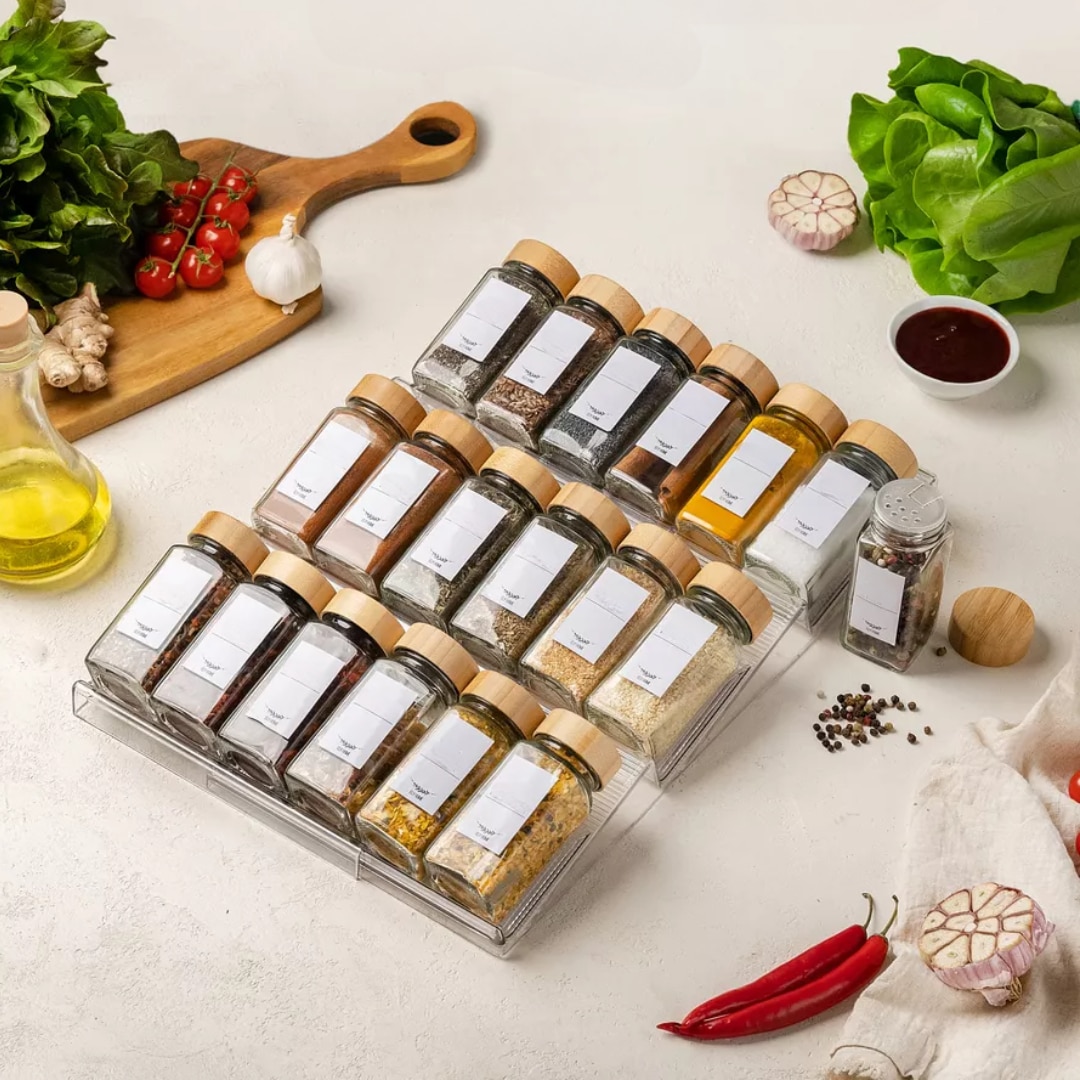 Set recipiente pentru condimente Salestore.ro®, organizator condimente ...