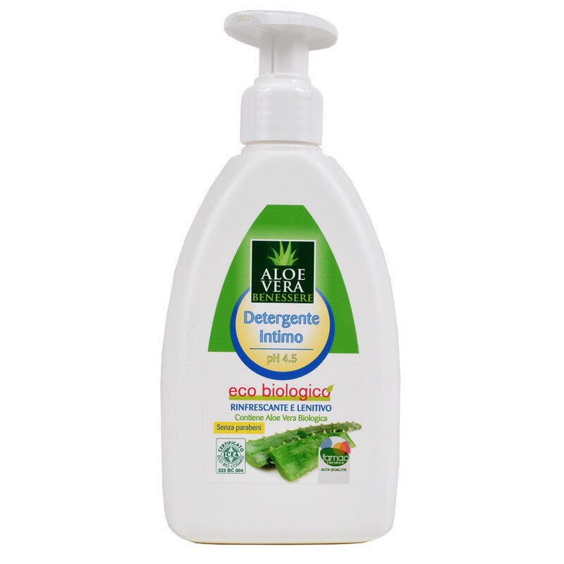 Gel intim Bio cu Aloe Vera Benessere, 250 ml - eMAG.ro
