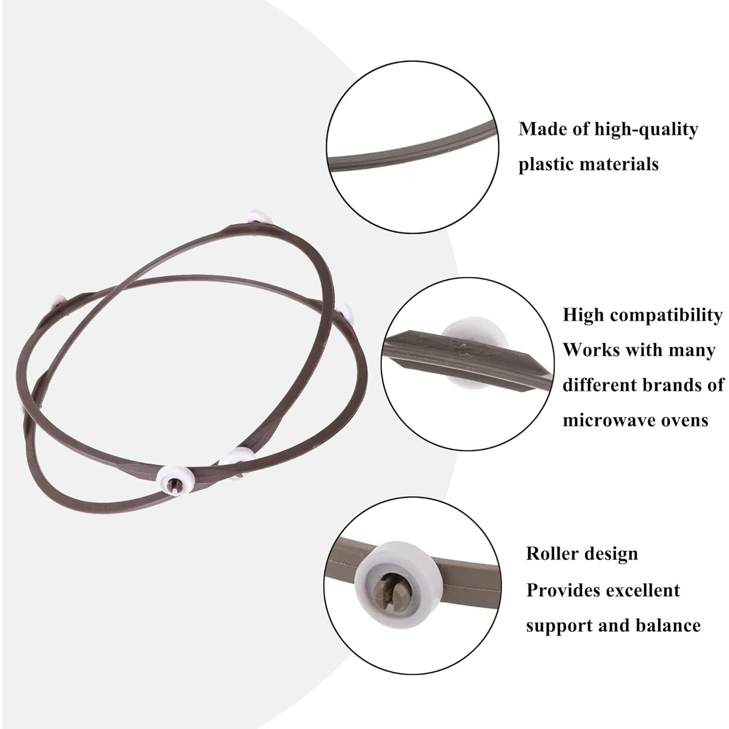 Inel de rotire pentru cuptor cu microunde, 22x21cm, suport din material ...