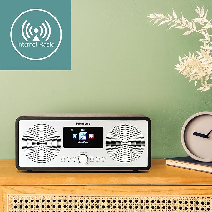 Радио Panasonic RF-D40EGK-K Интернет и DAB+/FM с Bluetooth - eMAG.bg