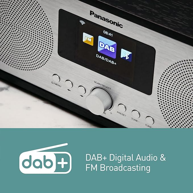 Panasonic RF-D40EGK-K Internet és DAB+/FM rádió Bluetooth-al - eMAG.hu