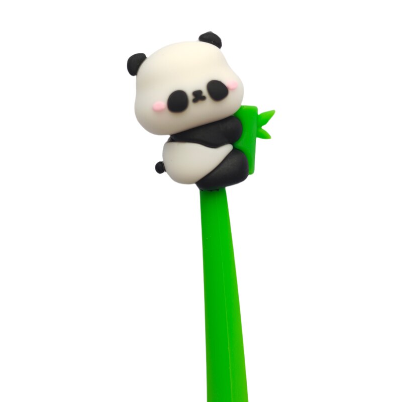 Pix Wobble Panda, 3 stiluri, design dragut, gel negru, 0.5mm - eMAG.ro