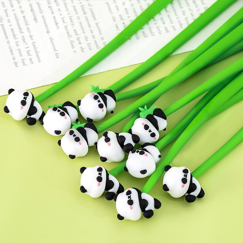 Pix Wobble Panda, 3 stiluri, design dragut, gel negru, 0.5mm - eMAG.ro