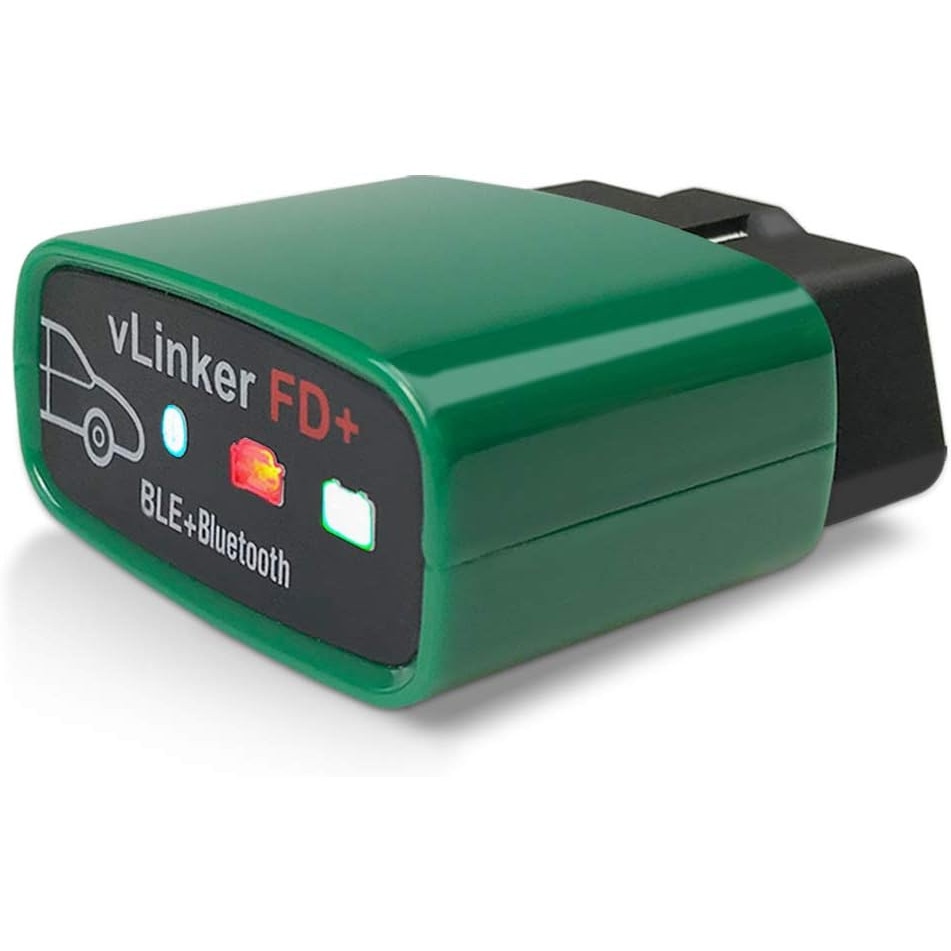 Vgate vLinker FD+ Двурежимен Bluetooth (BLE) автомобилен диагностичен ...