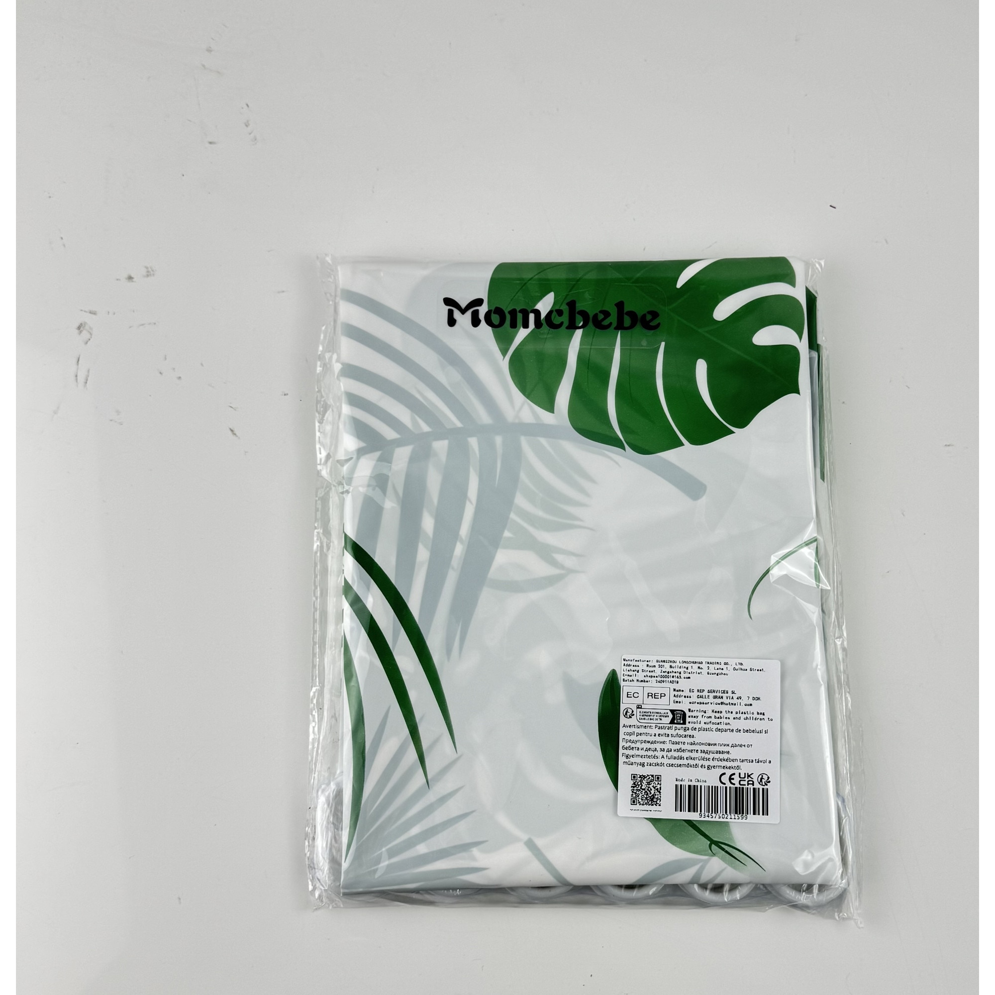 Завеса за душ, Momcbebe, PEVA, водоустойчива, лесна за почистване ...