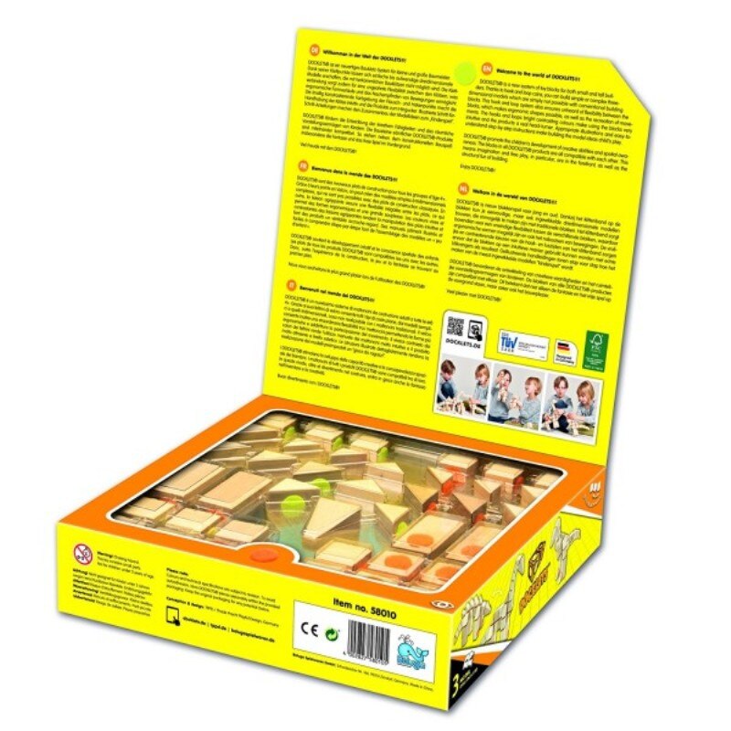 Puzzle 3D din lemn Beluga DOCKLETS 58010, Dinozaur - eMAG.ro