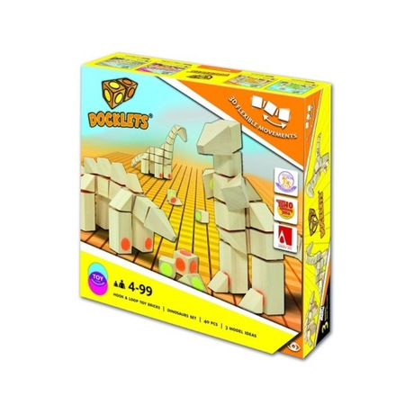 Puzzle 3D din lemn Beluga DOCKLETS 58010, Dinozaur - eMAG.ro
