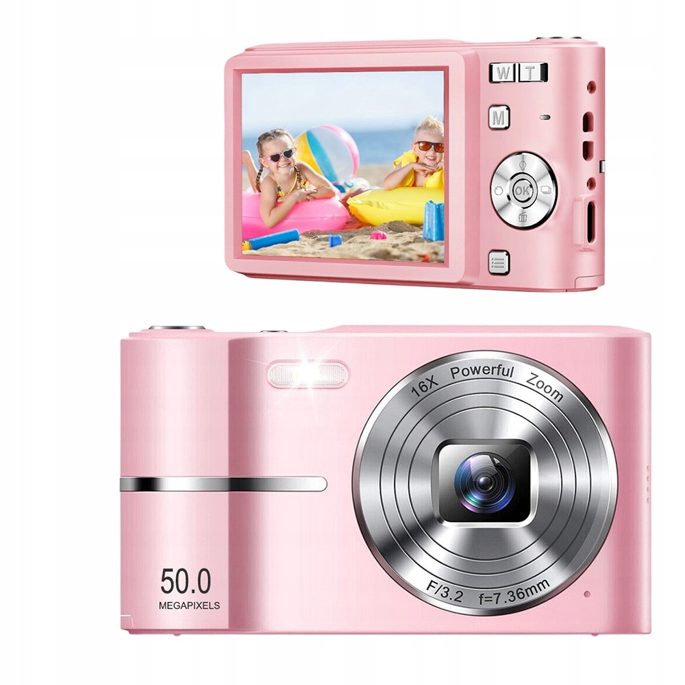 Aparat foto digital compact, Camera digitala compacta cu zoom 16x de ...