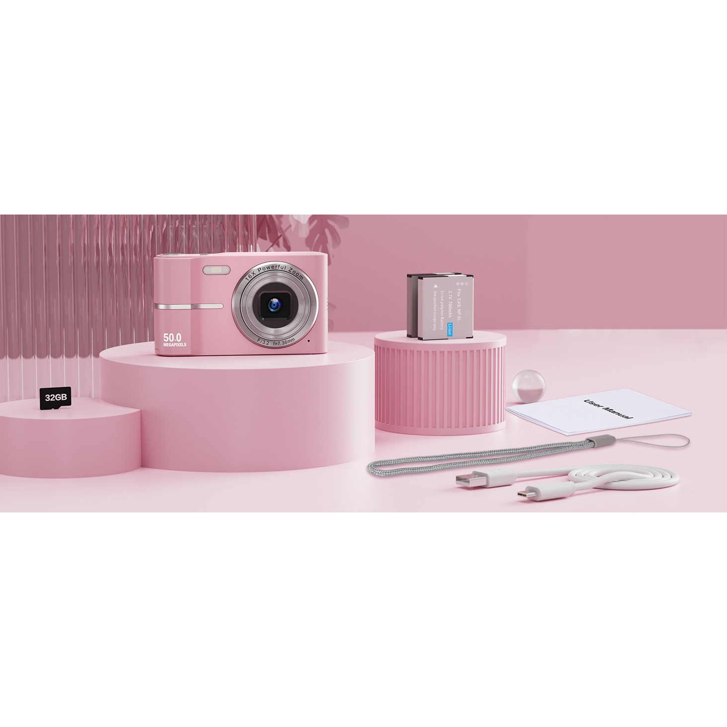 Aparat foto digital compact, Camera digitala compacta cu zoom 16x de ...