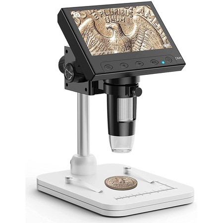 Microscop digital 1000x cu ecran LCD de 4.3 inch, iluminare LED ...