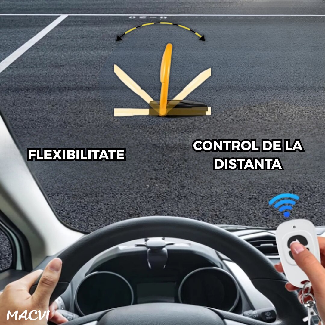 Blocator Parcare Macvi® cu Telecomanda, Actionare Electrica ...