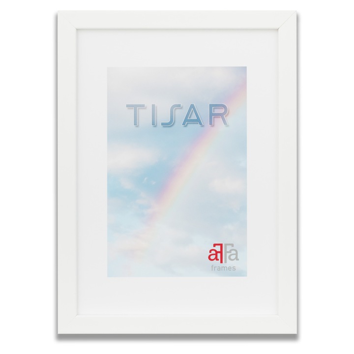 Rama foto aFFa albă 10x15 cm cu suport pentru perete - eMAG.ro