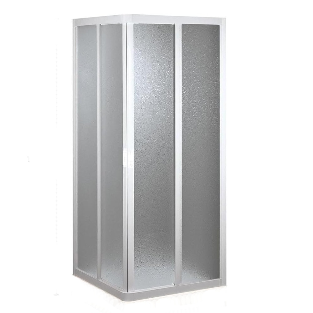 Cabina dus patrata IDRA, fara cadita, material PVC, 90x90x190 cm - eMAG.ro