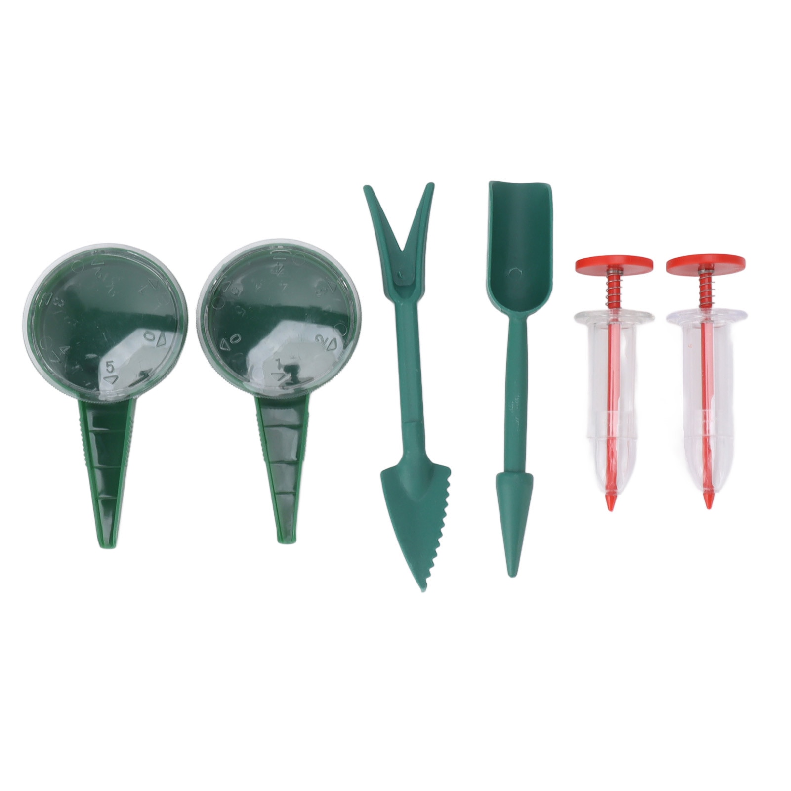 Set 6 unelte de gradinarit mini, pentru plantare seminte, plastic ...