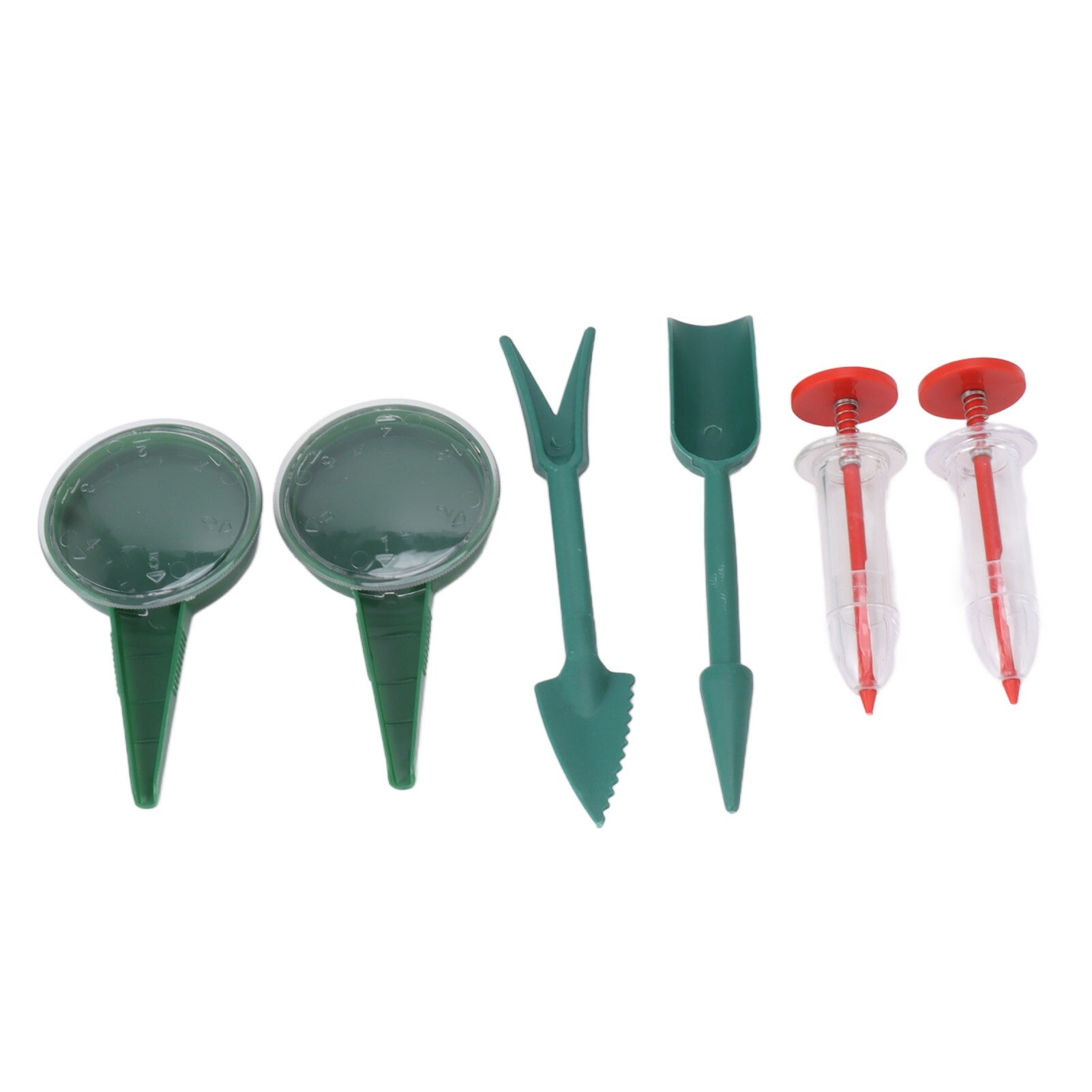 Set 6 unelte de gradinarit mini, pentru plantare seminte, plastic ...